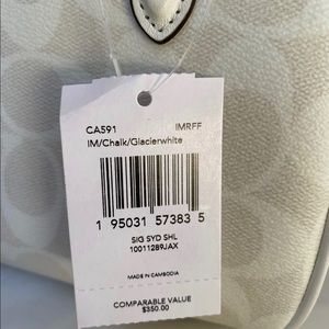 Coach | Bags | Nwt Coach Sydney Satchel In Signature Canvas Ca59 | Poshmark